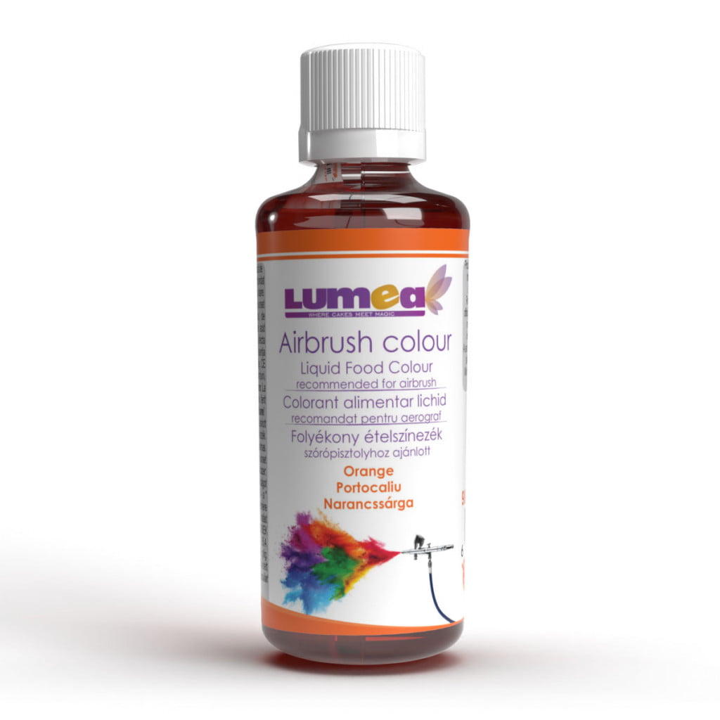 Colorante alimentare a base acqua Arancione, 90ml - Lumea - Prodotti Lumea
