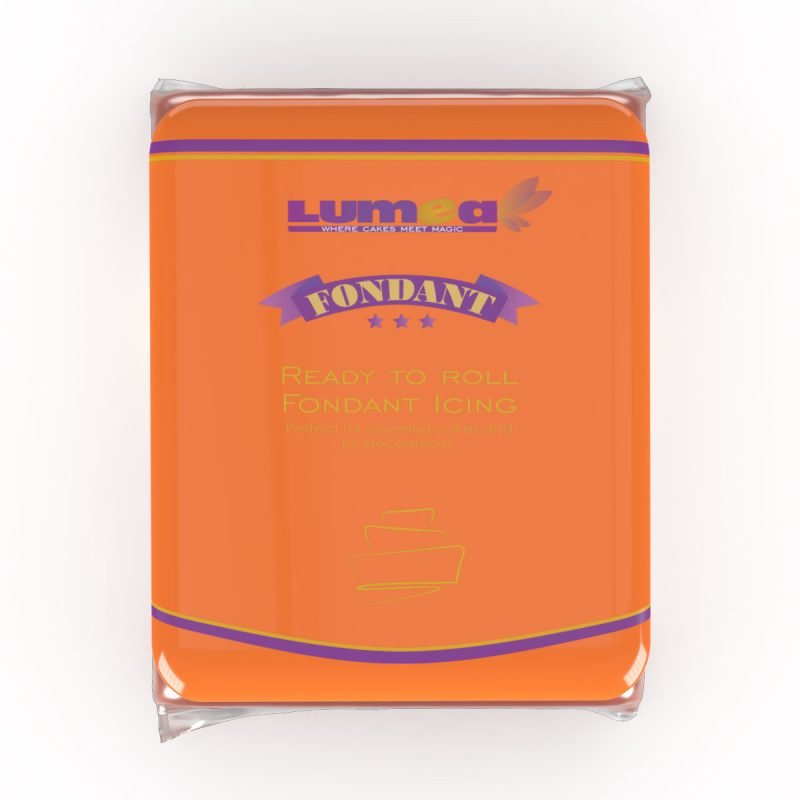 Orange fondant, 500g - Lumea - Lumea Products