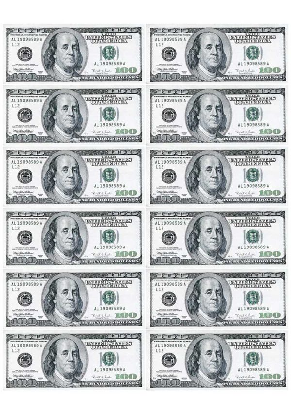 "100 Dollar" Wafer Sheet - Lumea - Lumea Products