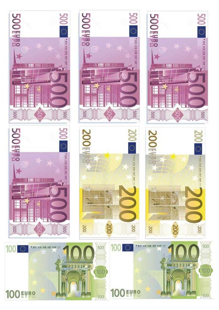 Euro Bills Wafer Sheet - Lumea - Lumea Products
