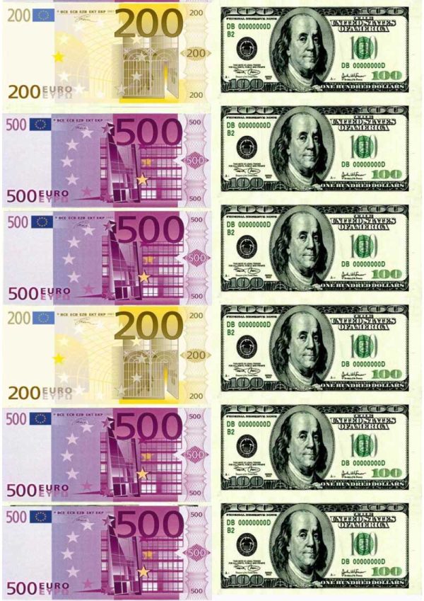 Euro & Dollar Wafer Sheet - Lumea - Lumea Products